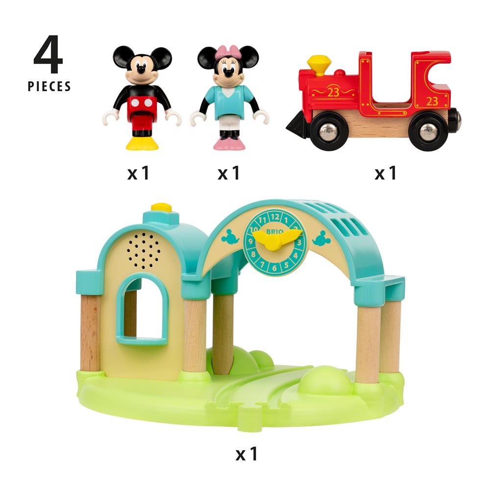 Køb BRIO Mickey Mouse station med lydoptager billigt på Legen.dk!